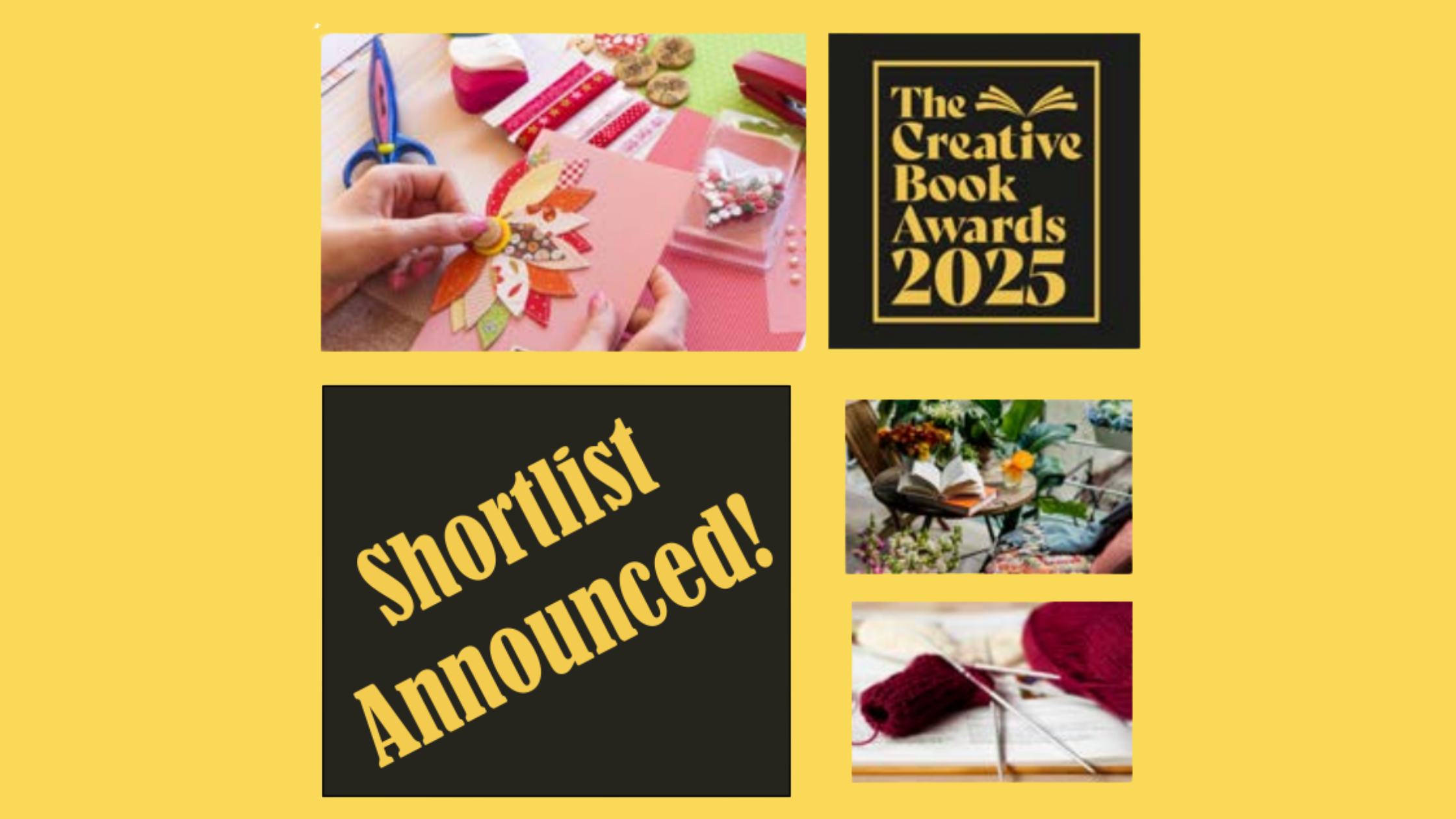 Creative Book Awards 2025 Shortlist Unveiled! | Blog | Let's Knit Magazine