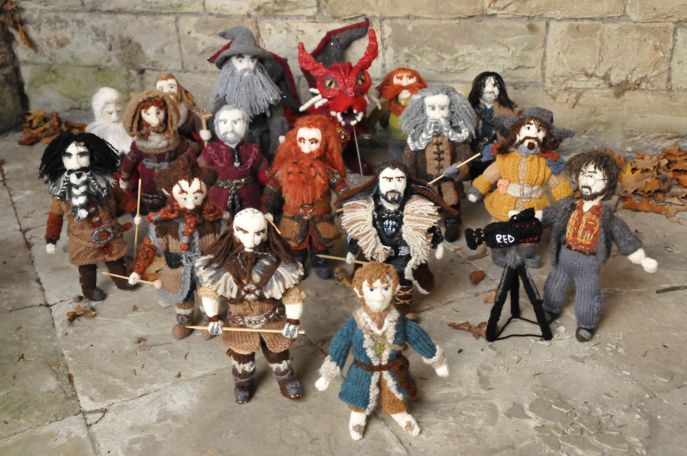 “You can’t imagine the smiles I get”: Denise Salway knits The Hobbit ...