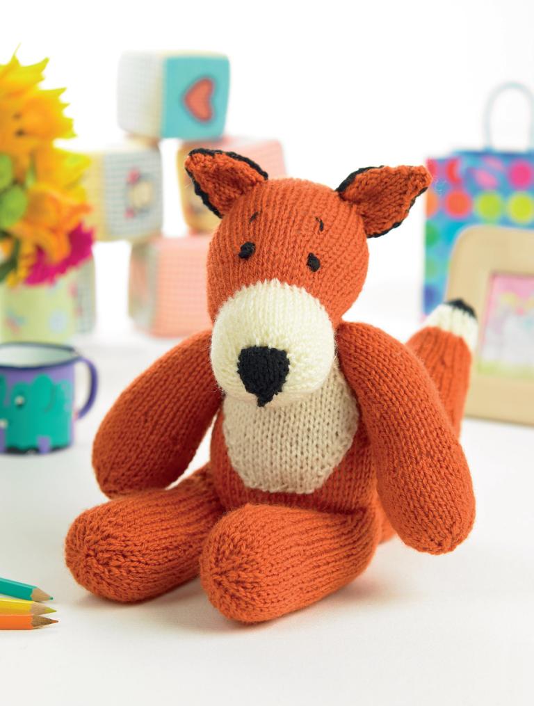 Knit a cute fox | Knitting Patterns | Let's Knit Magazine