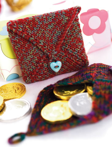 Penny Coin Purses | Knitting Patterns | Let's Knit Magazine