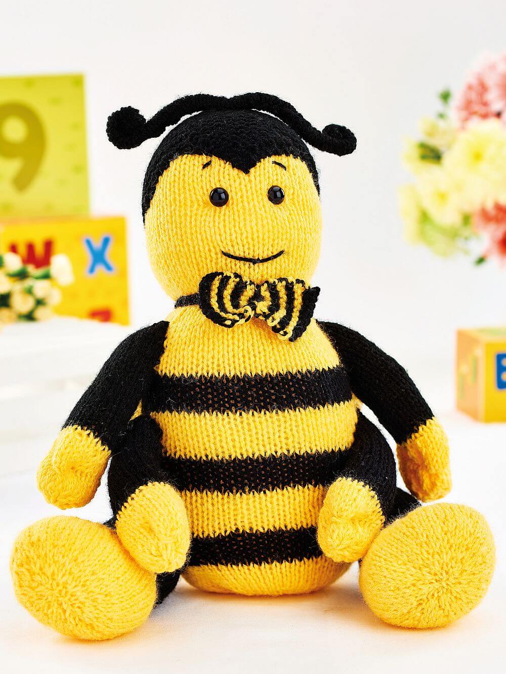 Barnabee Bee Toy Knitting Pattern | Knitting Patterns | Let's Knit Magazine