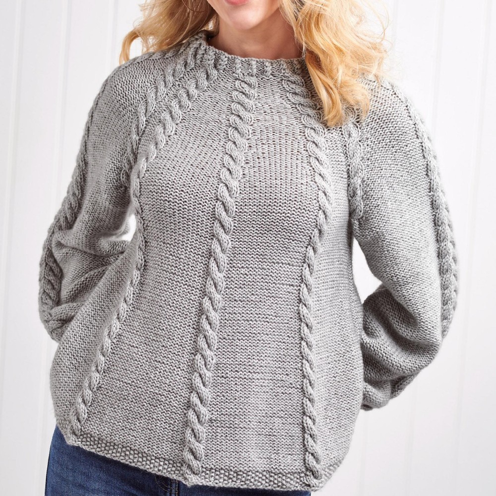 Braided Swing Jumper Knitting Pattern | Knitting Patterns | Let's Knit ...