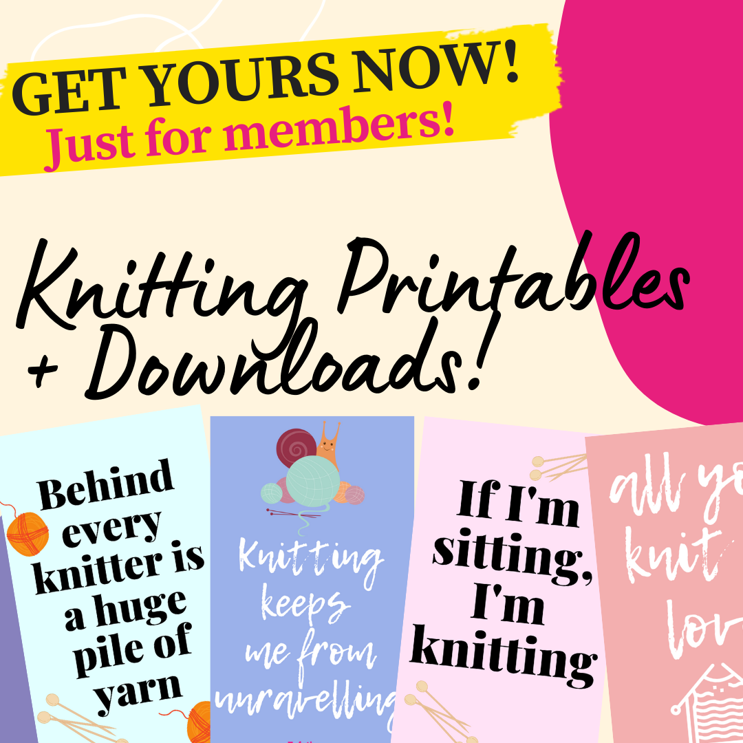 Knitting Printables + Downloads | Knitting Patterns | Let's Knit Magazine