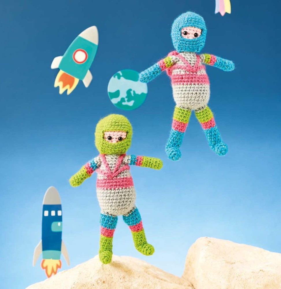 Astronauts | Crochet Patterns | Let's Knit Magazine