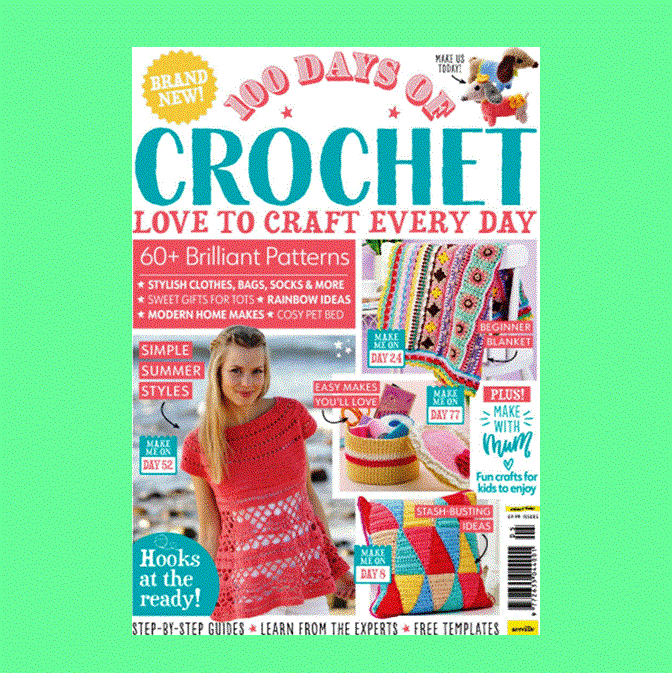 100 Days of Crochet Bonus Patterns Templates Issue 23 | Free Knitting ...