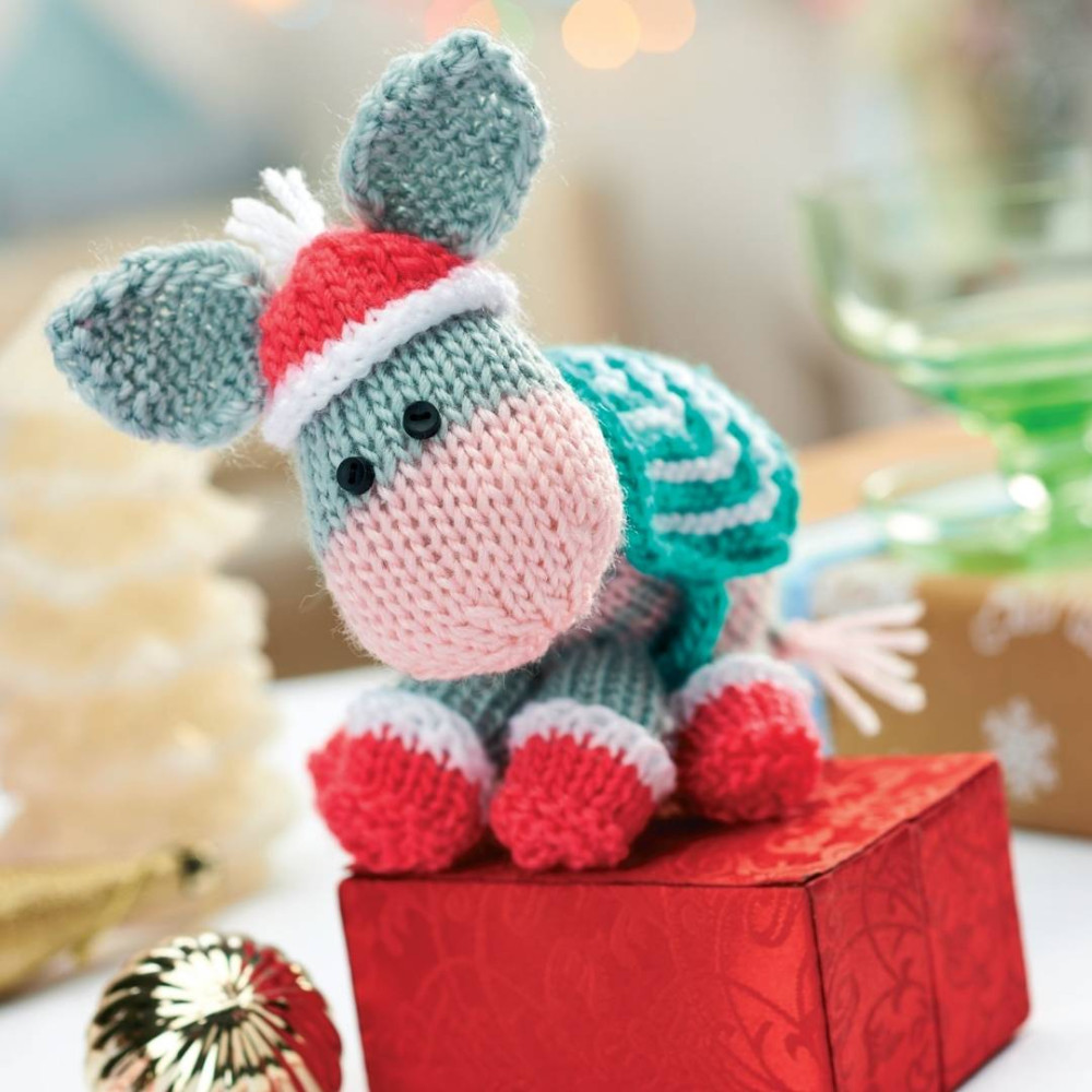 Christmas Donkey Toy Knitting Pattern | Knitting Patterns | Let's Knit ...