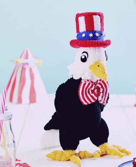 Fourth July Eagle Toy Knitting Pattern | Knitting Patterns | Let's Knit ...