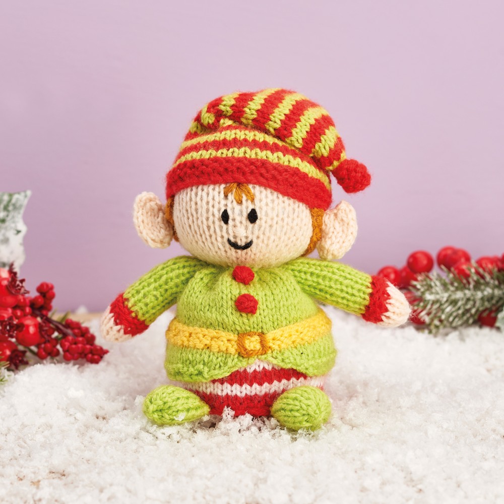 Elf Chocolate Orange Cover | Knitting Patterns | Let's Knit Magazine