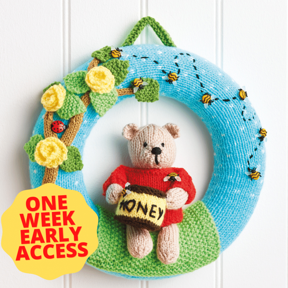 Early Access: Nursery Wreath | Knitting Patterns | Let's Knit Magazine
