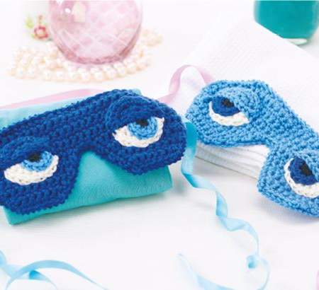 Eye Masks | Crochet Patterns | Let's Knit Magazine