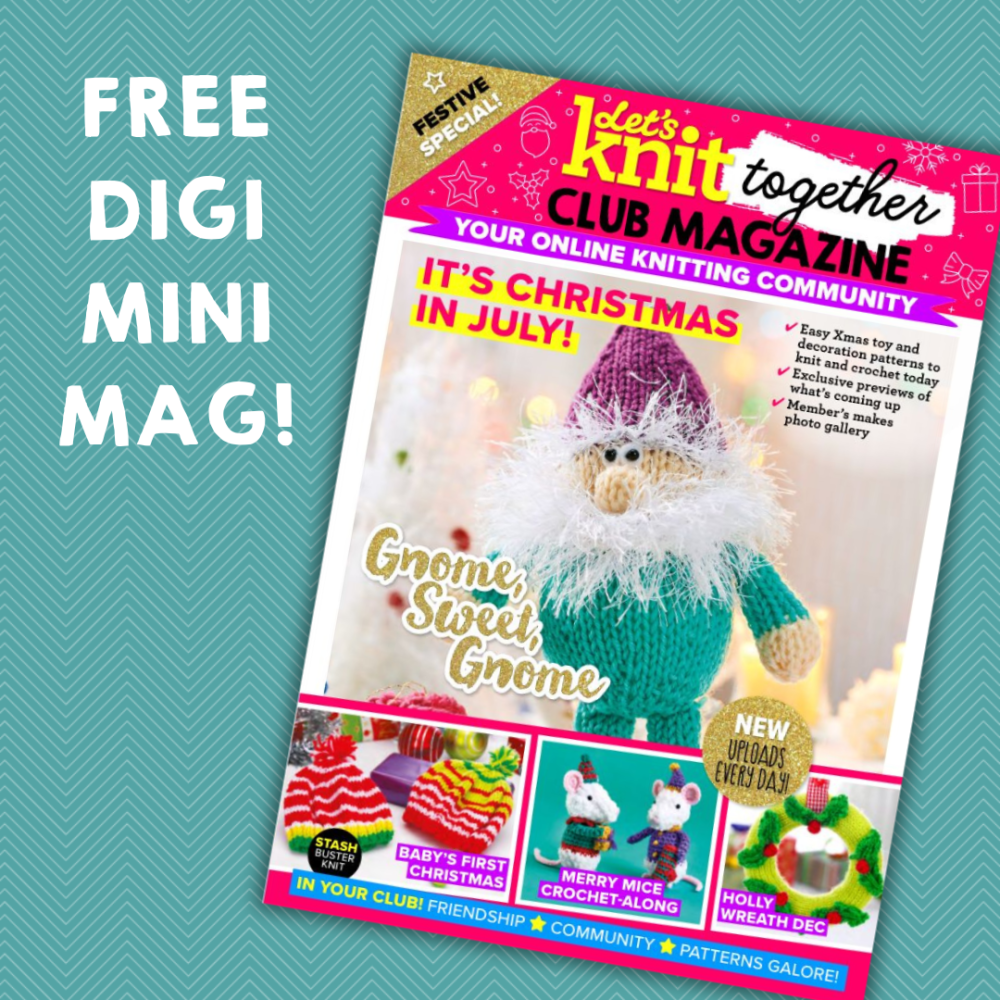 Free Christmas Mini Magazine Download | Knitting Patterns | Let's Knit ...