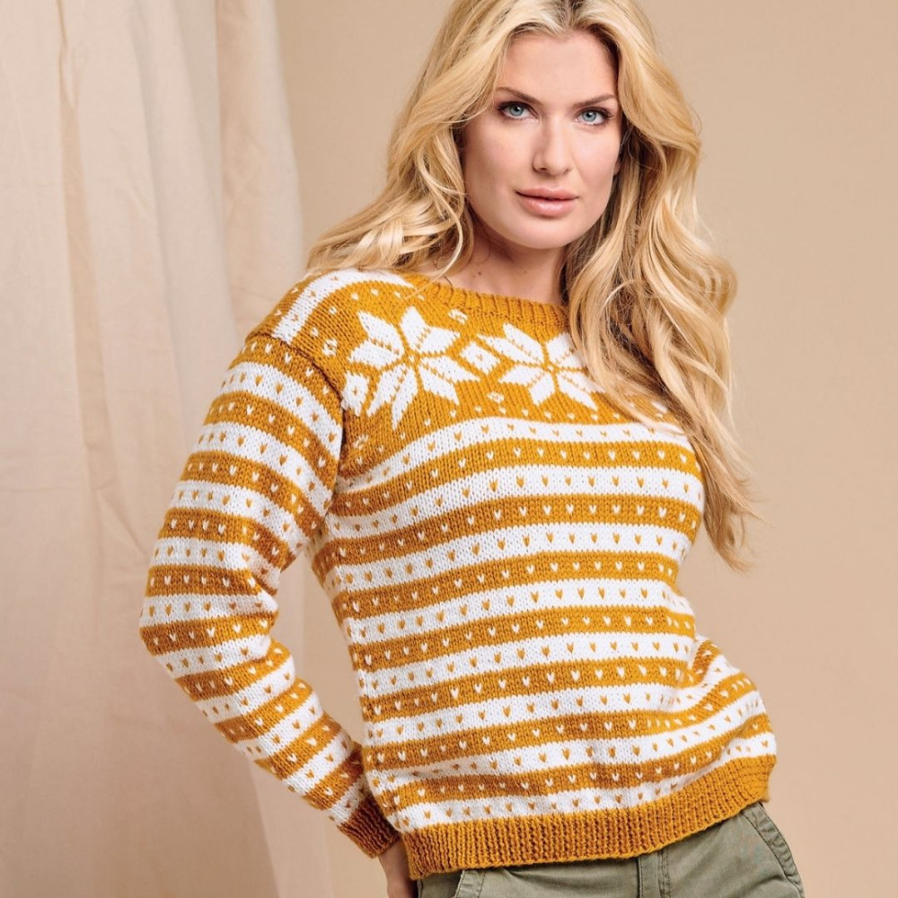 Fana Fair Isle Sweater Knitting Pattern | Knitting Patterns | Let's ...