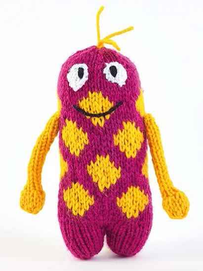 Friendly Knitted Alien | Knitting Patterns | Let's Knit Magazine