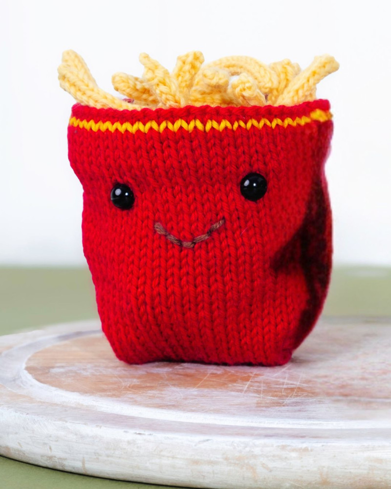 Fun Fast Food Knitalong: Part Six - Knitted French Fries | Knitting ...