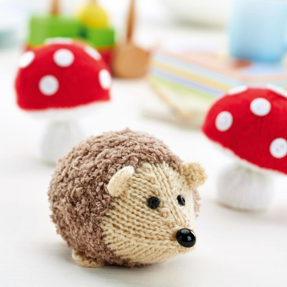 Hedgehog and Toadstool Woodland Knitting Pattern | Knitting Patterns ...