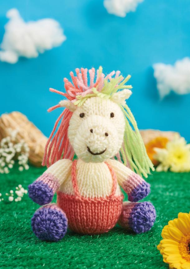 Colourful Horse Toy Knitting Pattern | Knitting Patterns | Let's Knit ...