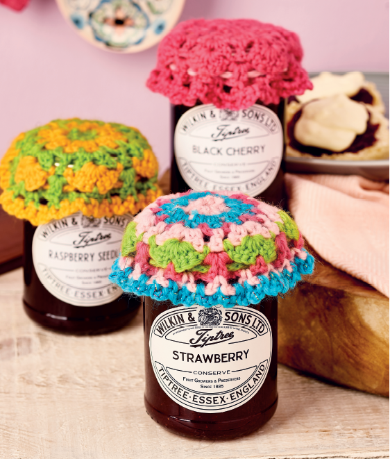 Jam Jar Covers | Crochet Patterns | Let's Knit Magazine