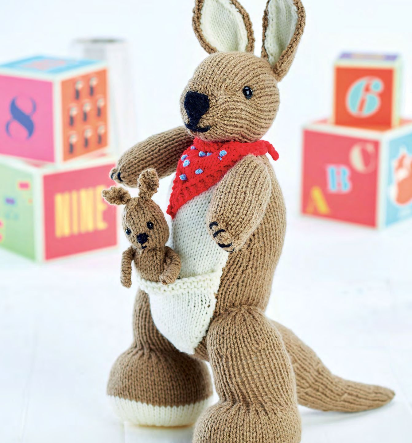 Kangaroo and Joey | Knitting Patterns | Let's Knit Magazine