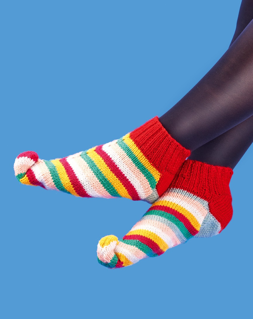 Elf Slippers | Knitting Patterns | Let's Knit Magazine