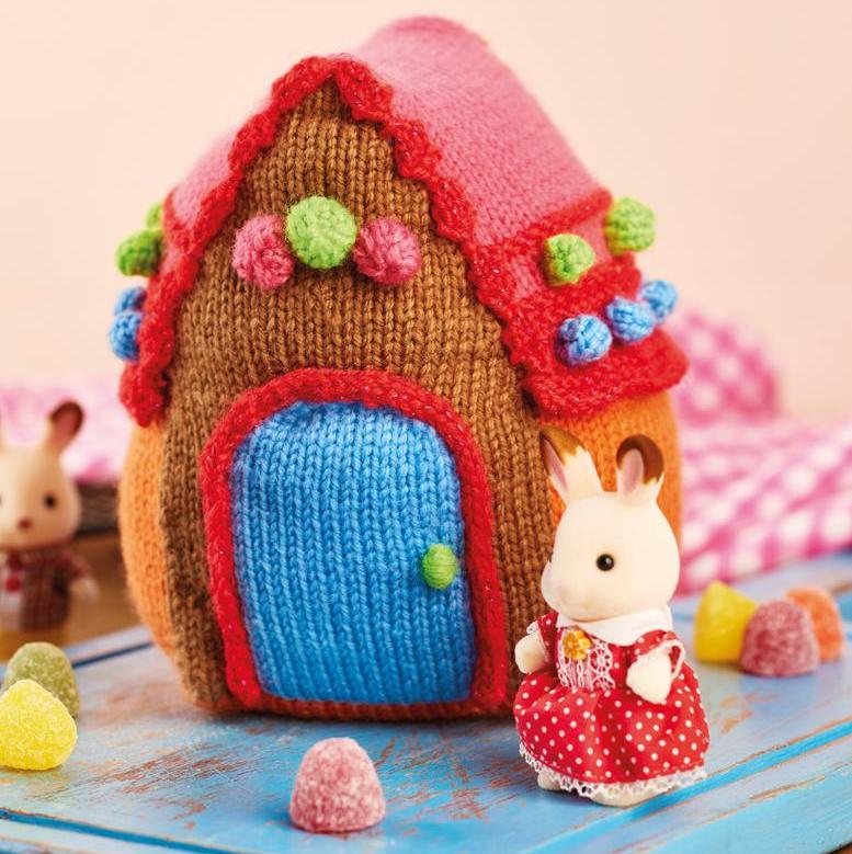 Knitted Gingerbread House | Knitting Patterns | Let's Knit Magazine