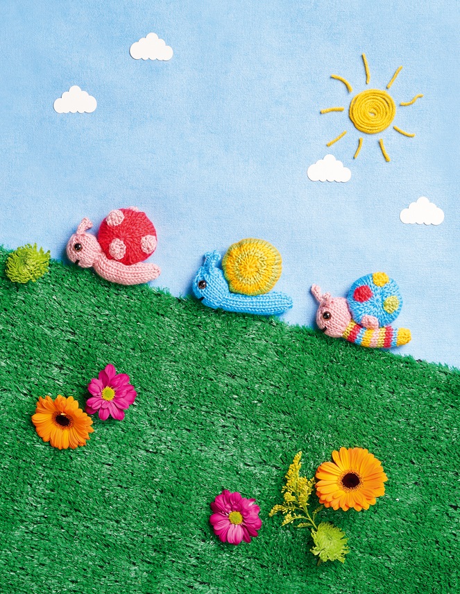 Snail Toys | Knitting Patterns | Let's Knit Magazine