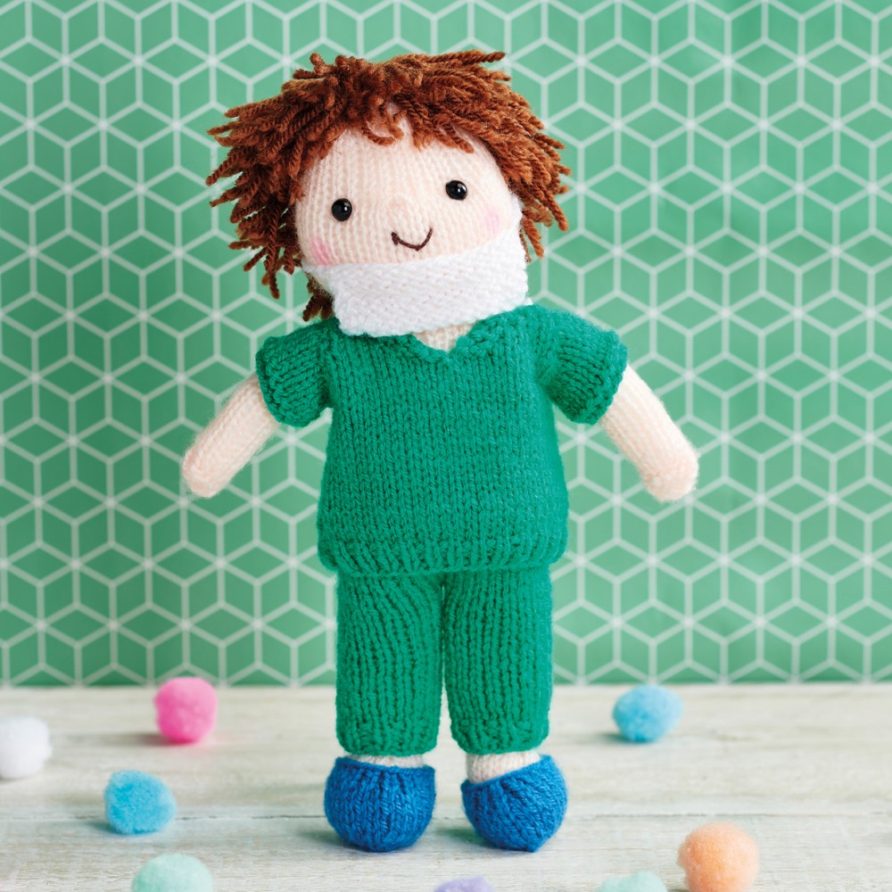 Doctor Doll Outfit | Knitting Patterns | Let's Knit Magazine