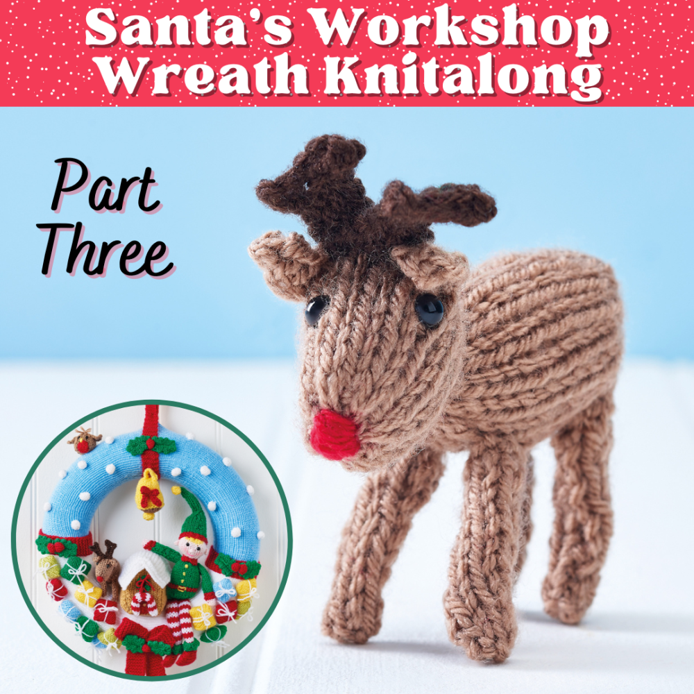 Santa’s Workshop Christmas Wreath: Part Three | Knitting Patterns | Let ...