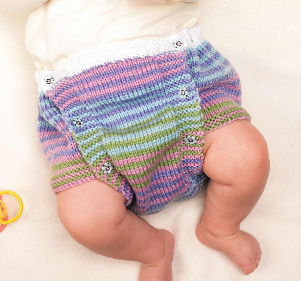 Striped Nappy Cover Knitting Pattern | Knitting Patterns | Let's Knit ...