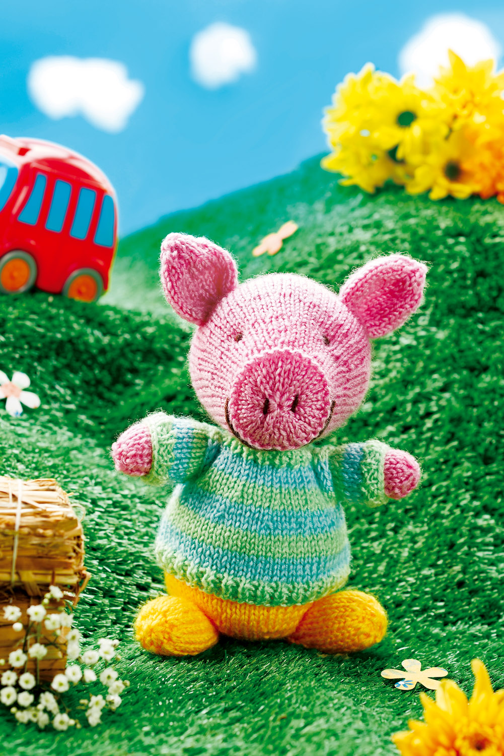 George The Pig | Knitting Patterns | Let's Knit Magazine