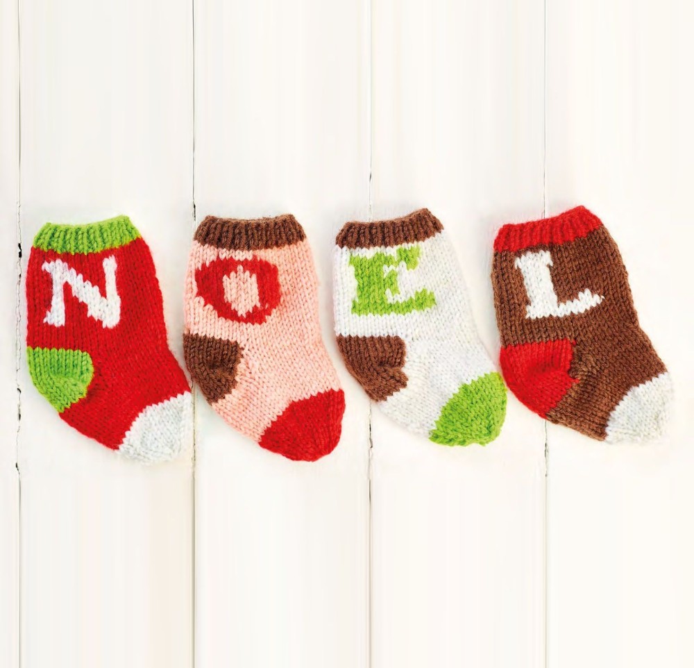 Personalised Christmas Stockings with Alphabet Charts | Knitting ...
