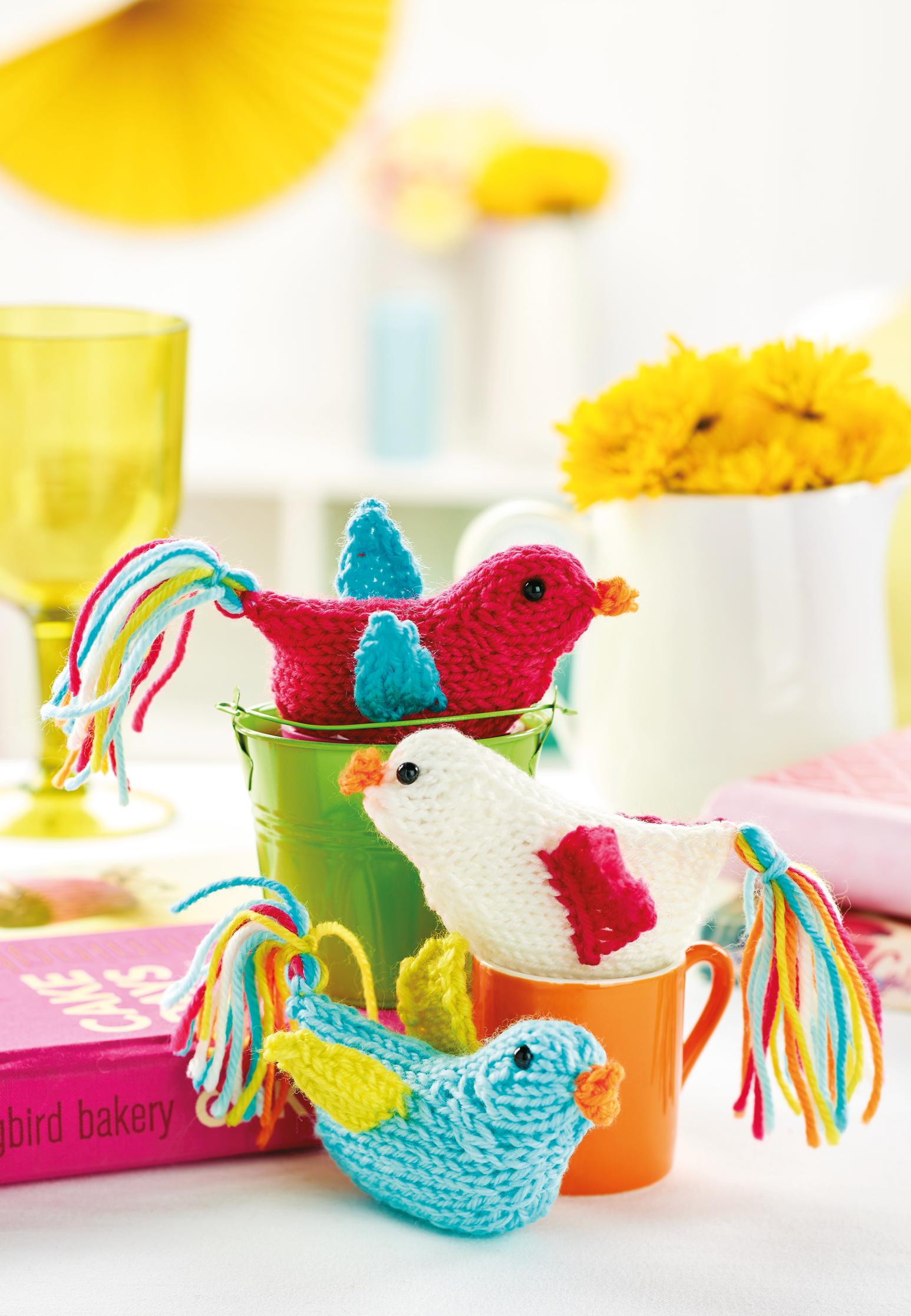 Mini Birds | Knitting Patterns | Let's Knit Magazine