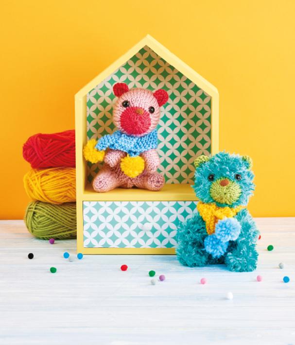 Mini Teddy Bears | Knitting Patterns | Let's Knit Magazine