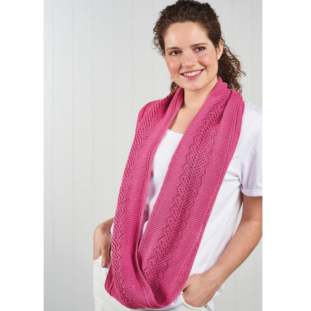 Mobius Lace Cowl | Knitting Patterns | Let's Knit Magazine