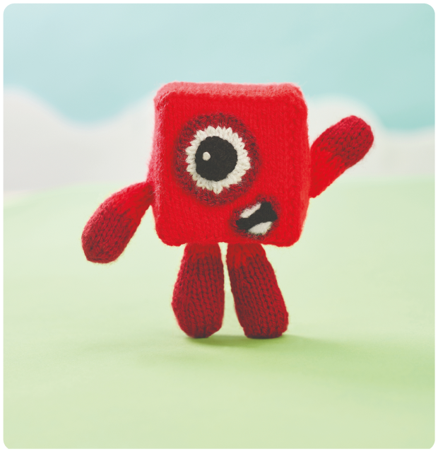 Early Access: Numberblock One | Knitting Patterns | Let's Knit Magazine