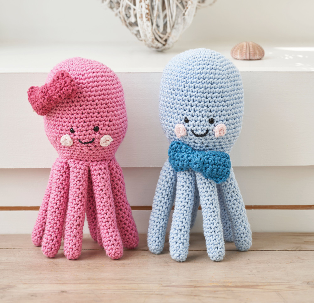 Octopus Toys Crochet Pattern | Crochet Patterns | Let's Knit Magazine