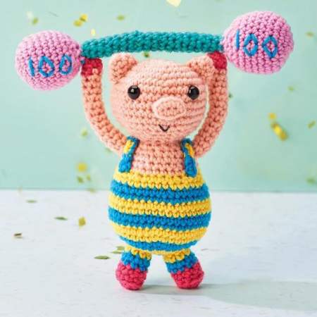 Olympic Pig | Crochet Patterns | Let's Knit Magazine