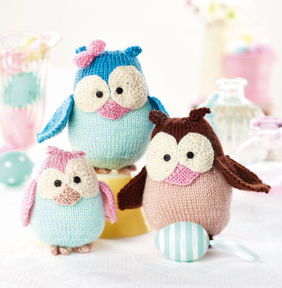 Family of Owls Knitting Pattern | Knitting Patterns | Let's Knit Magazine