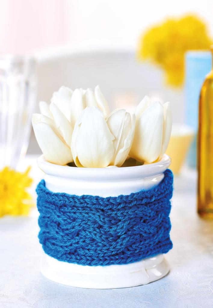 Plant Pot Cosies | Knitting Patterns | Let's Knit Magazine