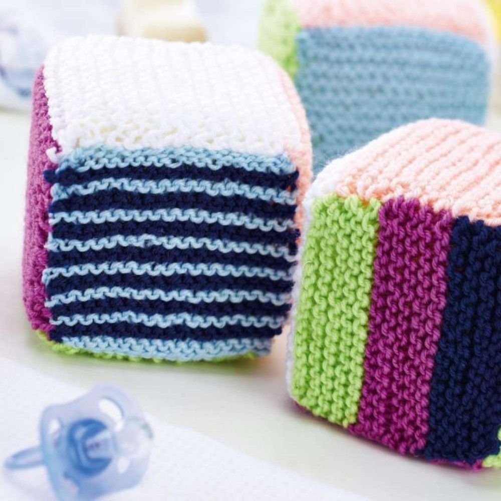 Garter Stitch Baby Blocks Knitting Pattern | Knitting Patterns | Let's ...