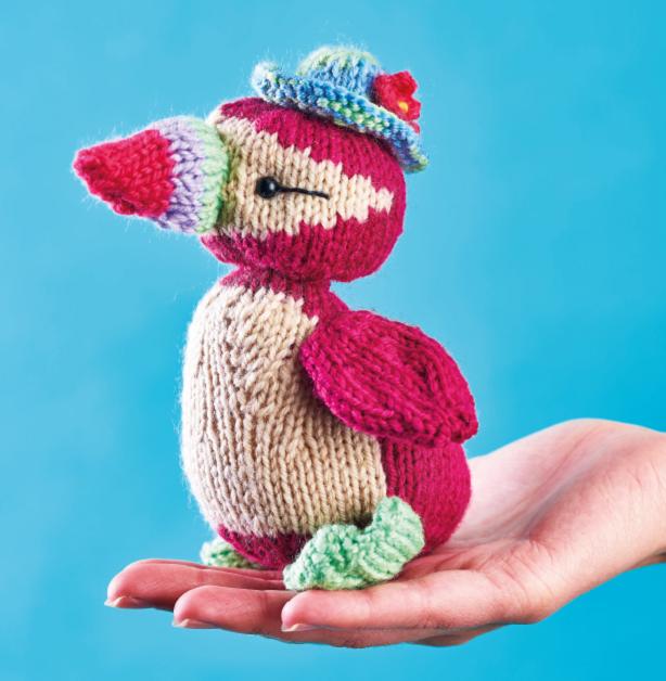 Puffin Toy | Knitting Patterns | Let's Knit Magazine
