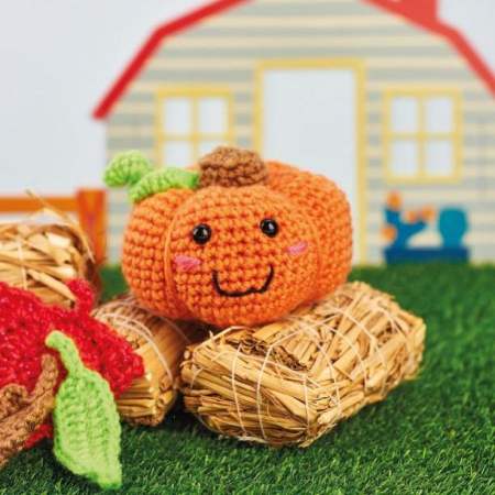 Pumpkin & Leaves | Crochet Patterns | Let's Knit Magazine