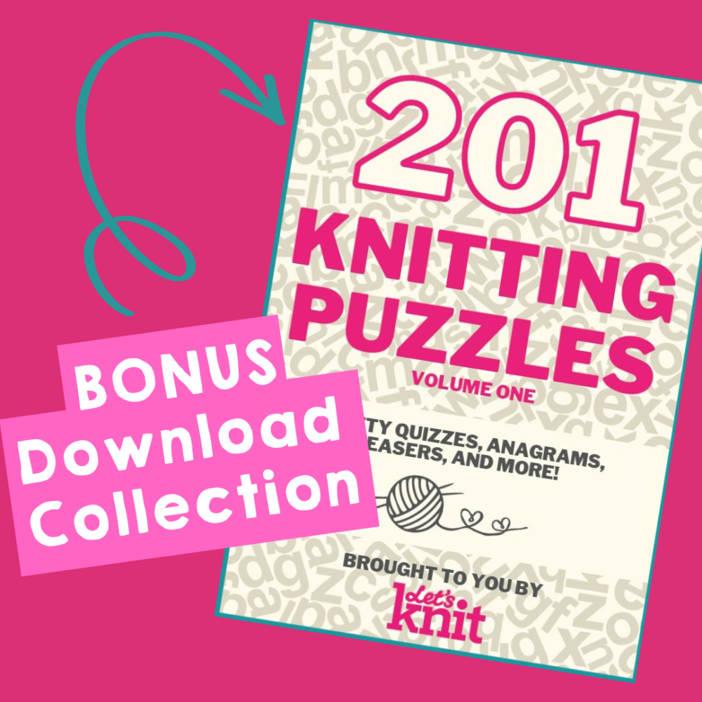 201 Knitting Puzzles & Quiz | Bumper Printable Pack | Knitting Patterns ...