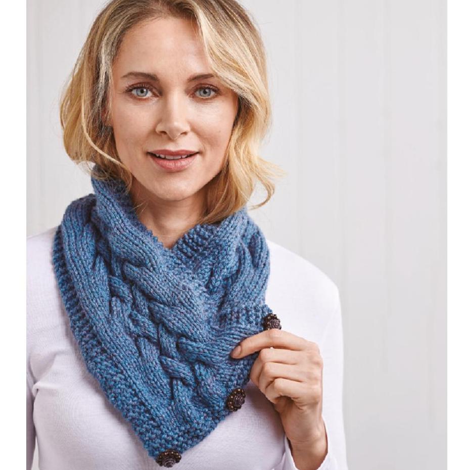 Quick Cable Cowl | Knitting Patterns | Let's Knit Magazine
