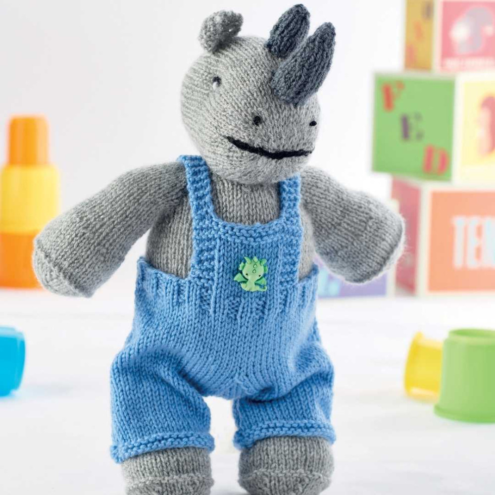Rhino Toy Knitting Pattern | Knitting Patterns | Let's Knit Magazine