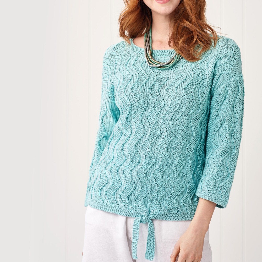 Ripple Pattern Jumper | Knitting Patterns | Let's Knit Magazine