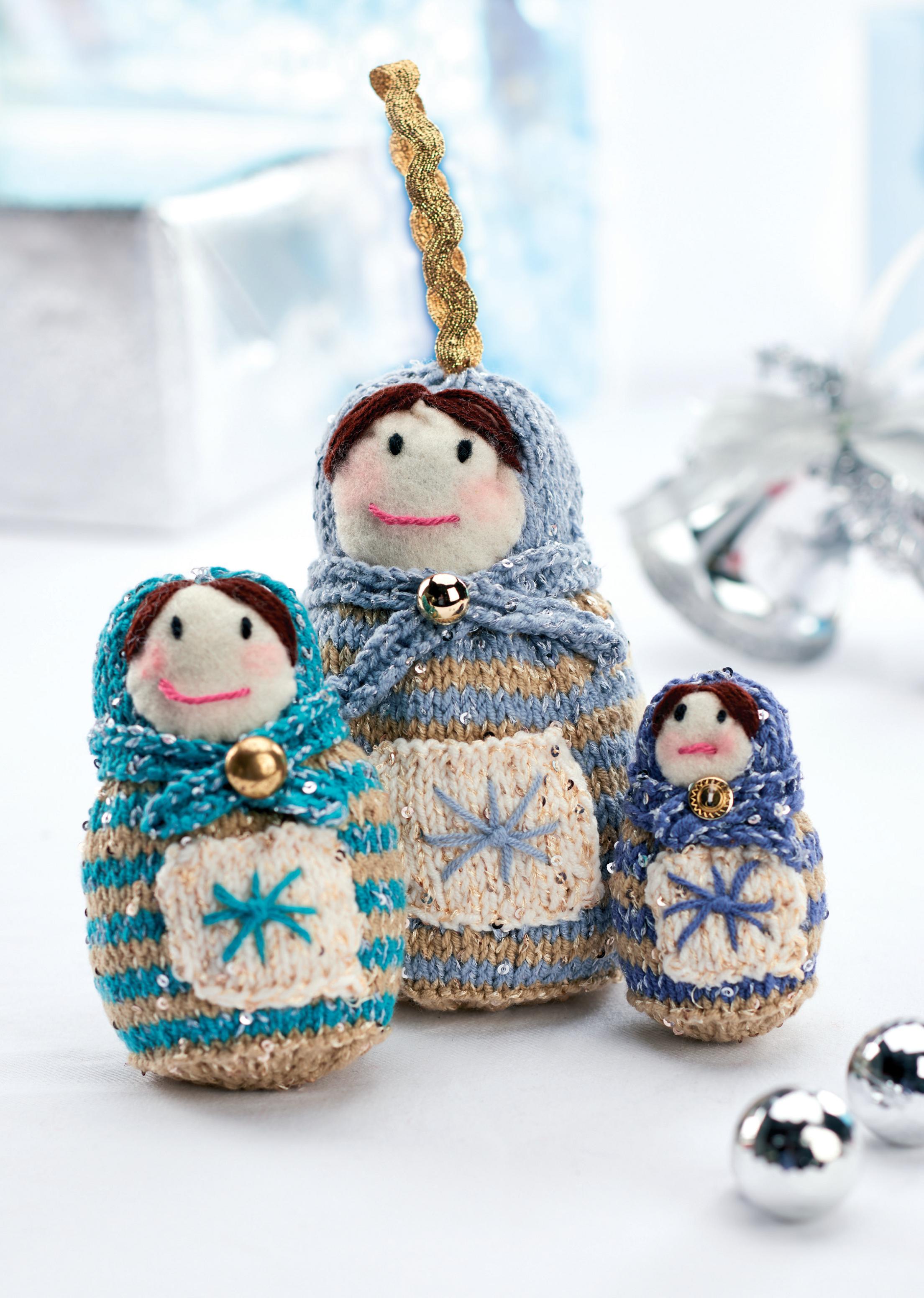 Russian dolls | Knitting Patterns | Let's Knit Magazine