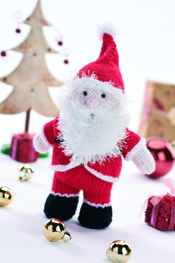 Classic Santa Claus (Father Christmas) Toy Knitting Pattern | Knitting ...