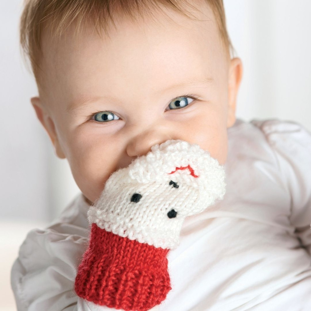 Santa Claus Toddler Mittens Knitting Pattern | Knitting Patterns | Let ...