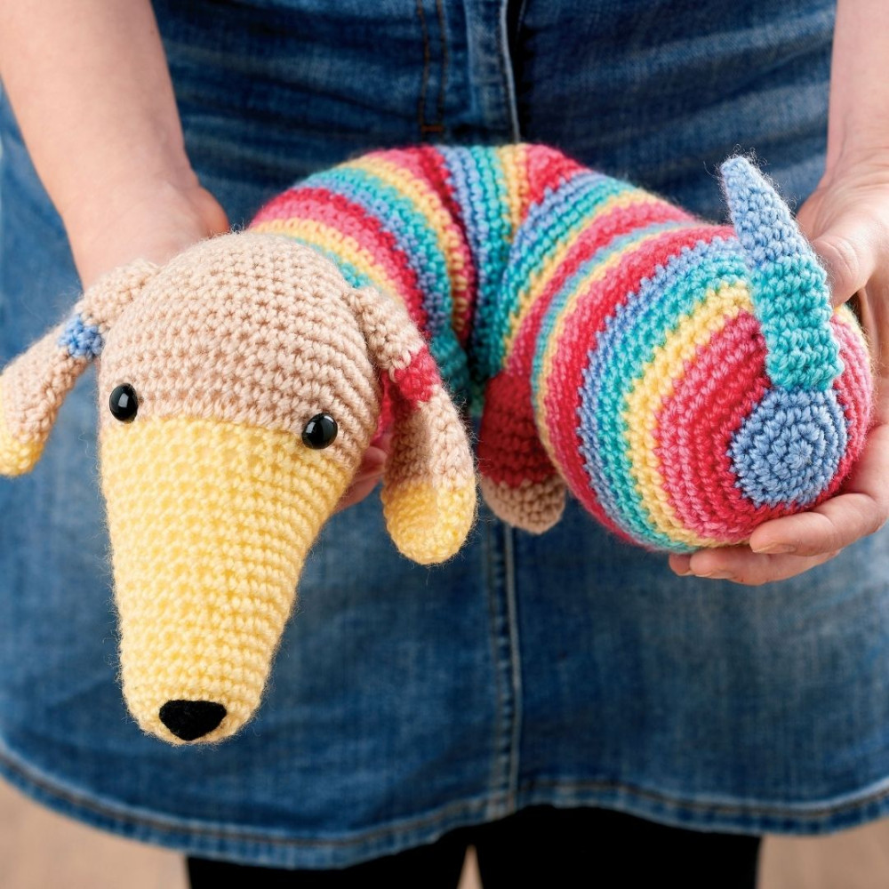 Dachshund Draught Excluder Crochet Pattern | Crochet Patterns | Let's ...