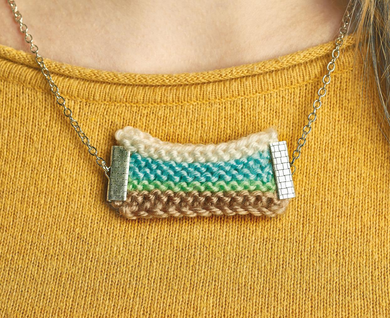 Simple Necklaces | Knitting Patterns | Let's Knit Magazine